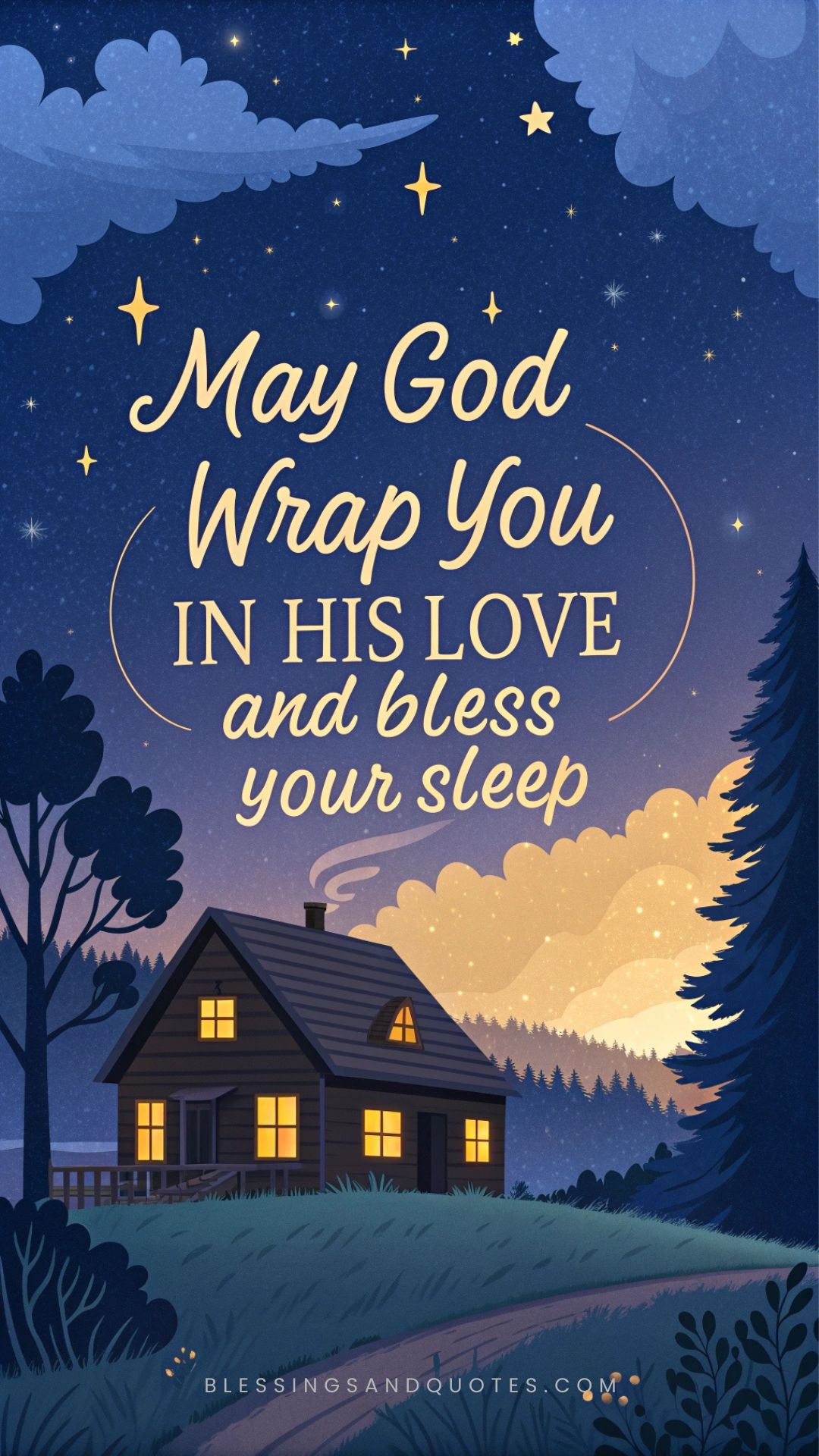 35+ Good Night God Bless Images to End Your Day with Peaceful Blessings