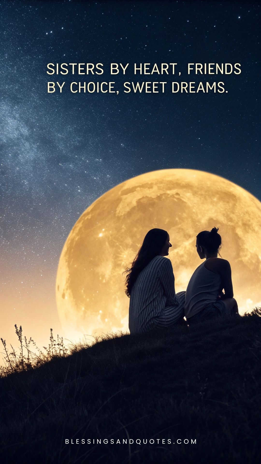 150+ Beautiful Good Night Messages for Sister