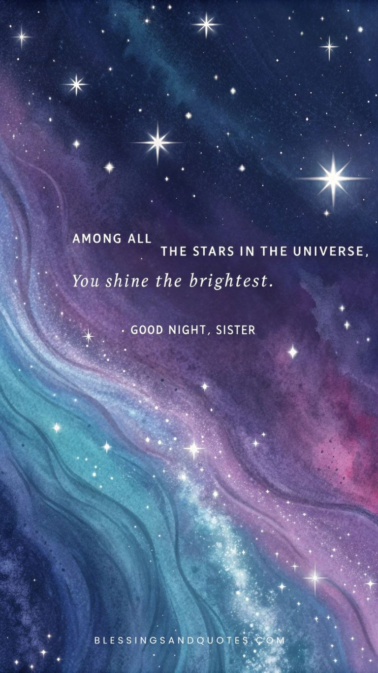 150+ Beautiful Good Night Messages for Sister