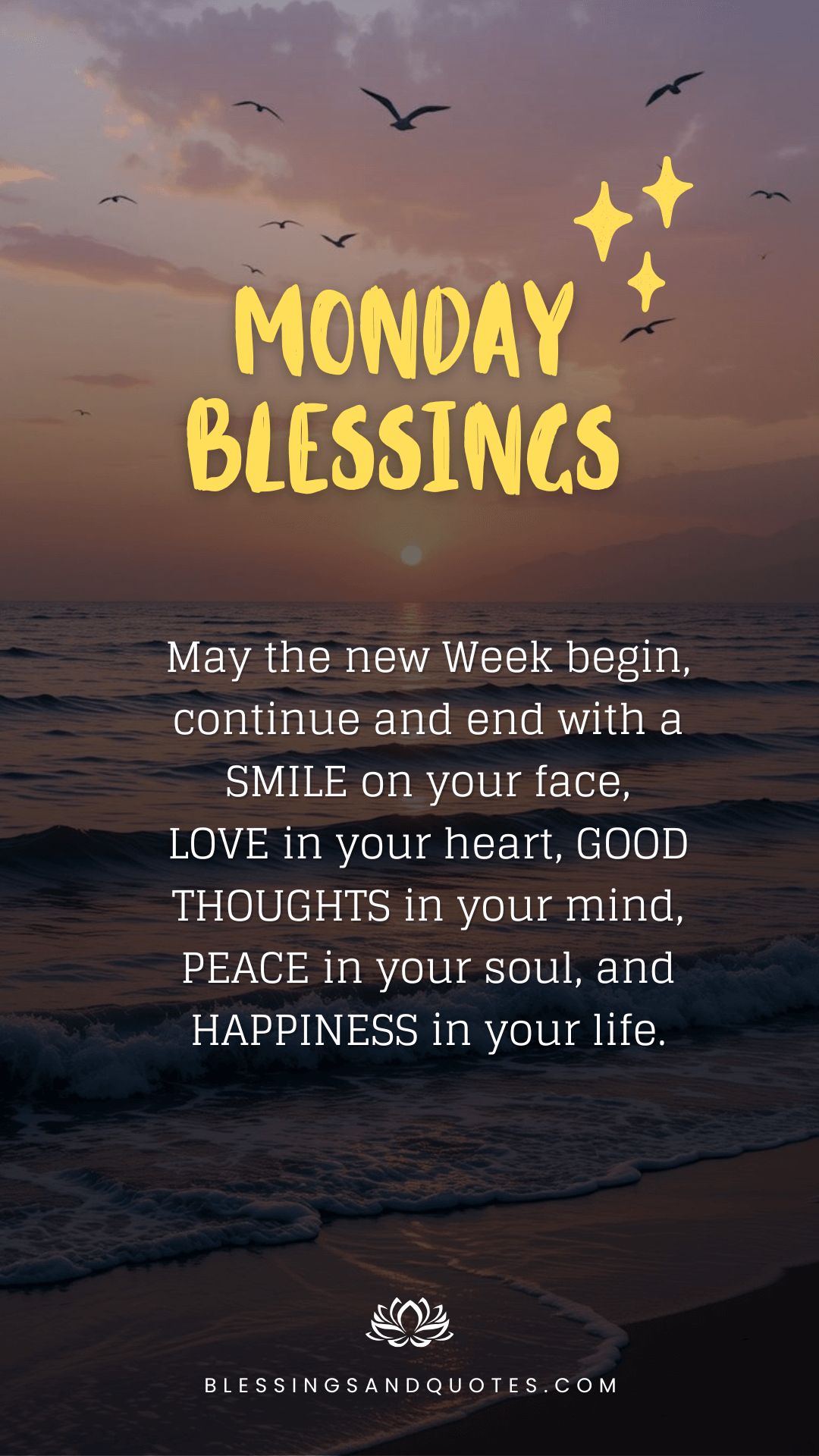 10 Beautiful Monday Blessings Images with Uplifting Quotes