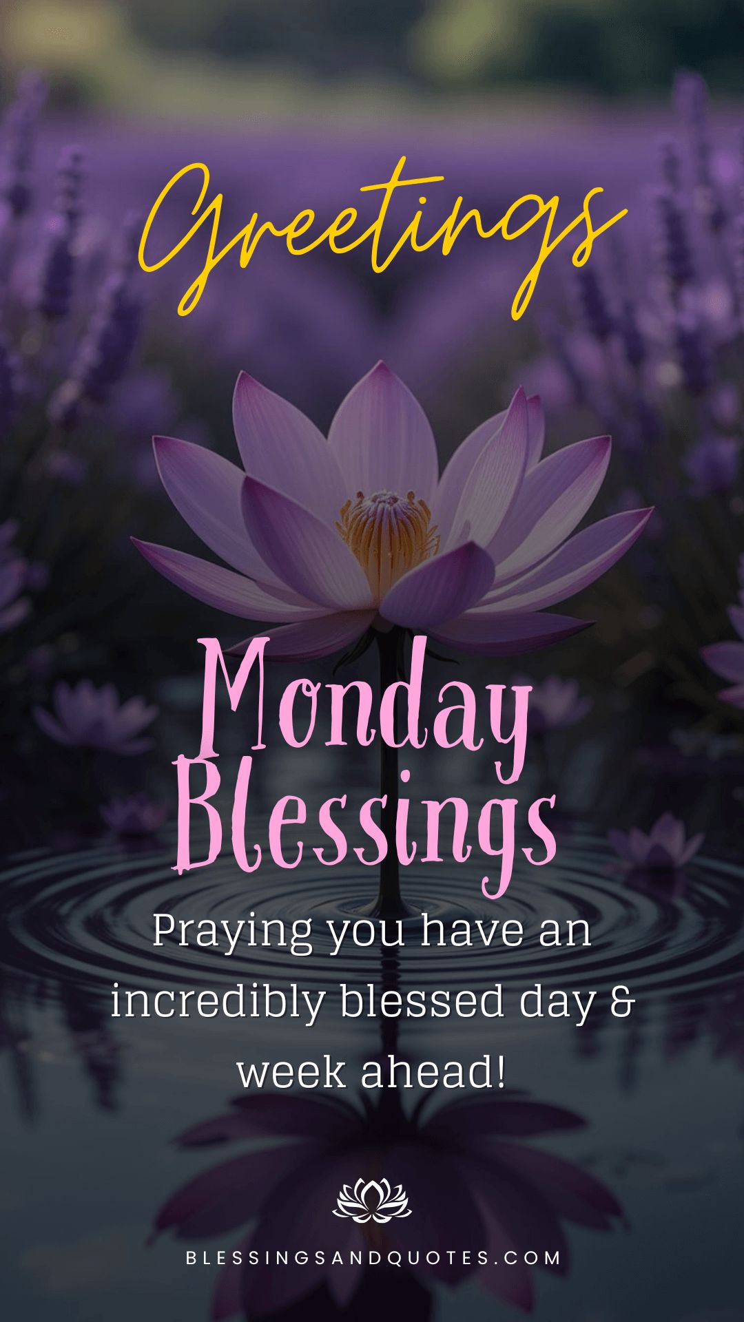 10 Beautiful Monday Blessings Images with Uplifting Quotes