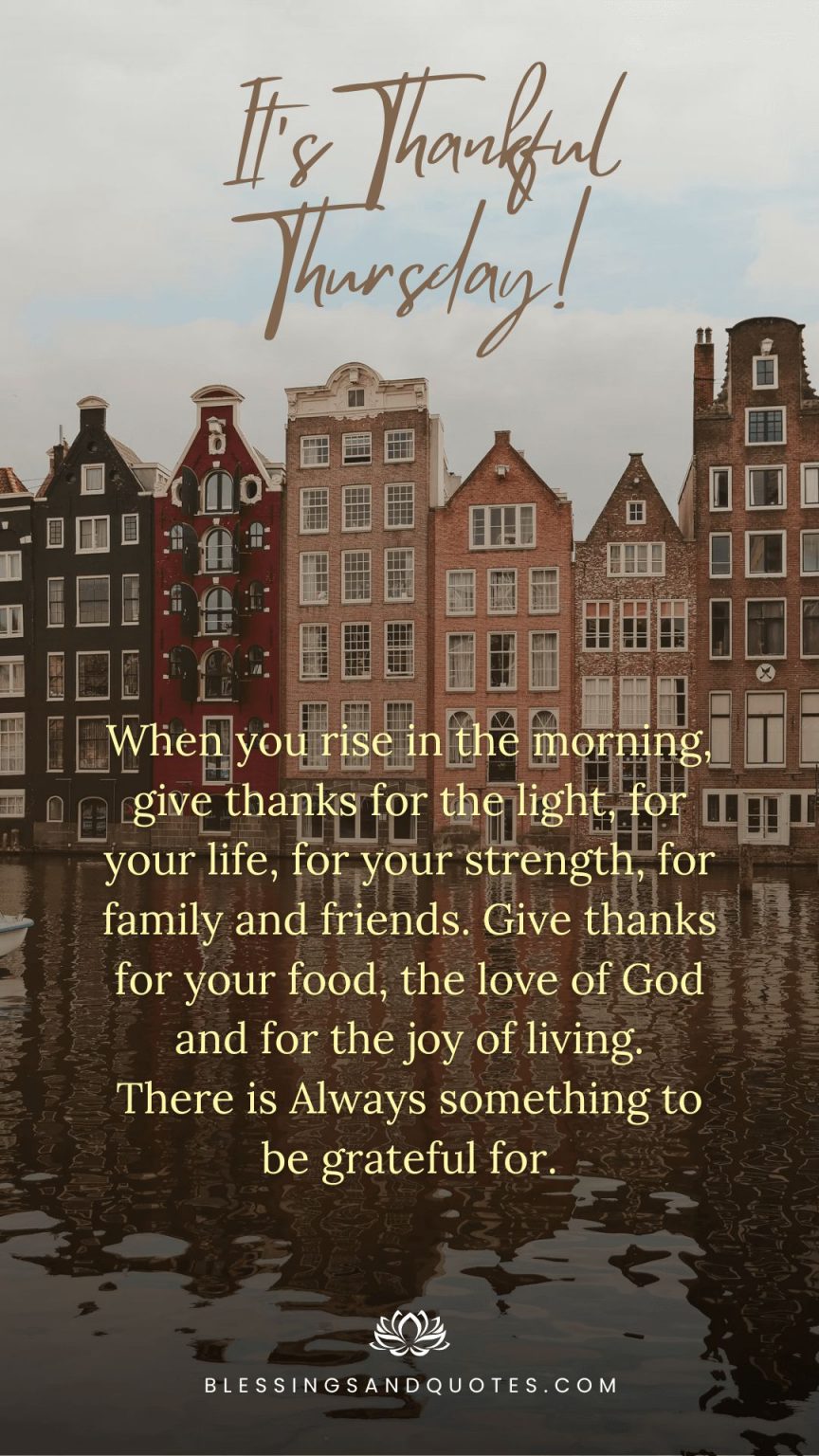 Free Thursday Blessings Images for Peace and Positivity