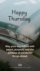Free Thursday Blessings Images for Peace and Positivity